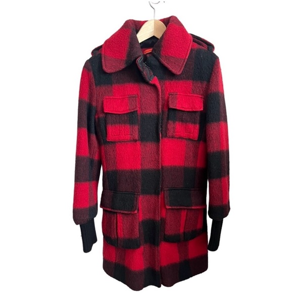 Alice + Olivia | Jackets & Coats | Alice Olivia Buffalo Plaid Wool ...